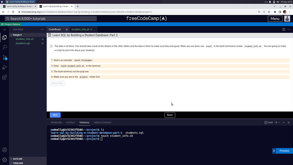 What should I do after this, I have done the necessary steps - Backend Development - The ...