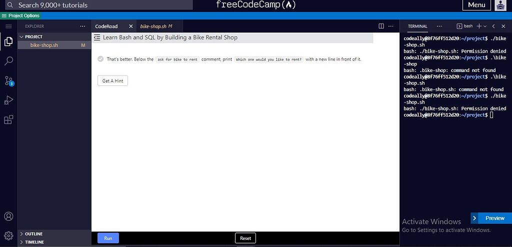 Learn Bash and SQL by Building a Bike Rental Shop - Build a Bike Rental Shop - Backend ...