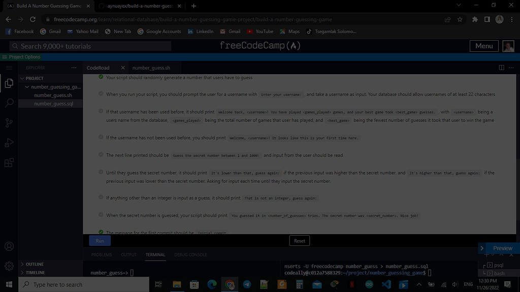 Build-a-number-guessing-game - Backend Development - The freeCodeCamp Forum
