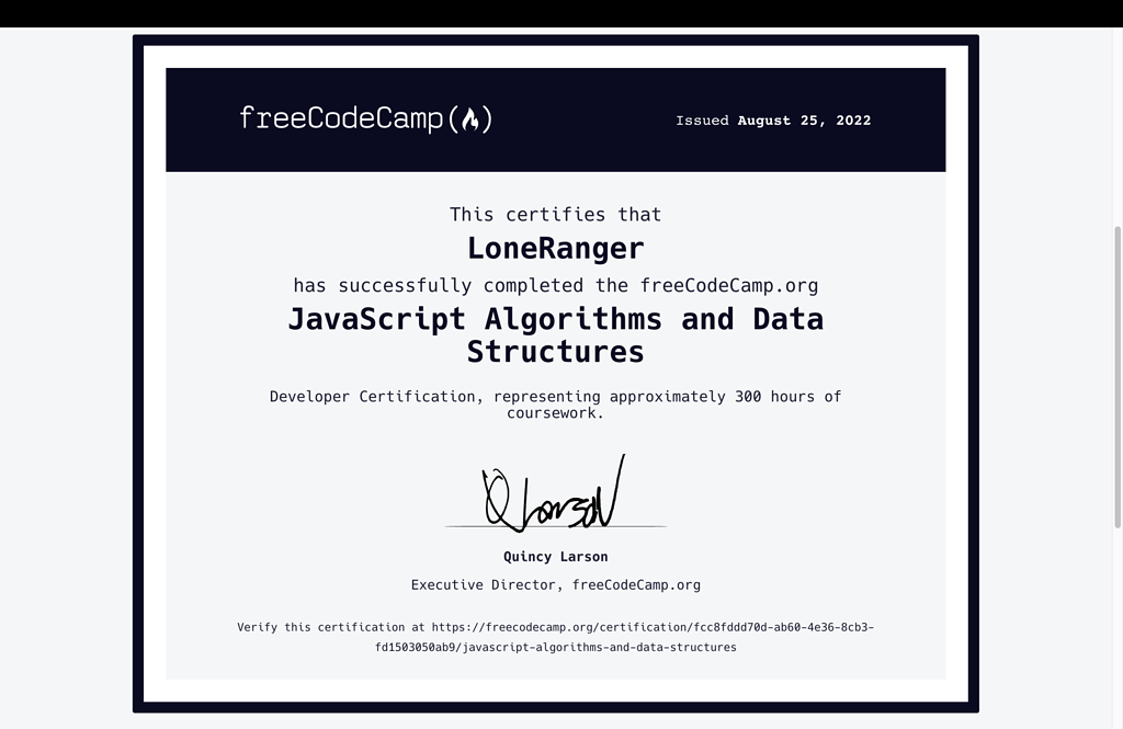 Javascript Algorithms And Data Structures完结 能量站 The Freecodecamp Forum 6835