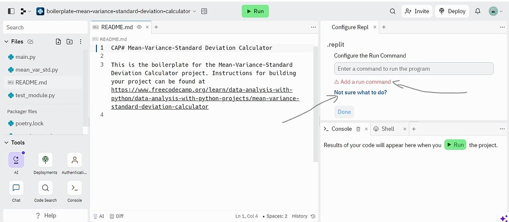 Mean Variance Standard Deviation Calculator Python The Freecodecamp Forum