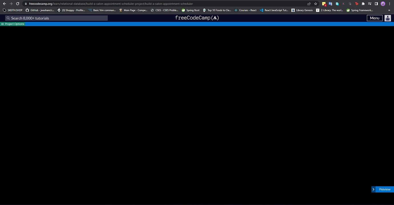 Salon Appointment Scheduler Freecodecamp Support The Freecodecamp Forum