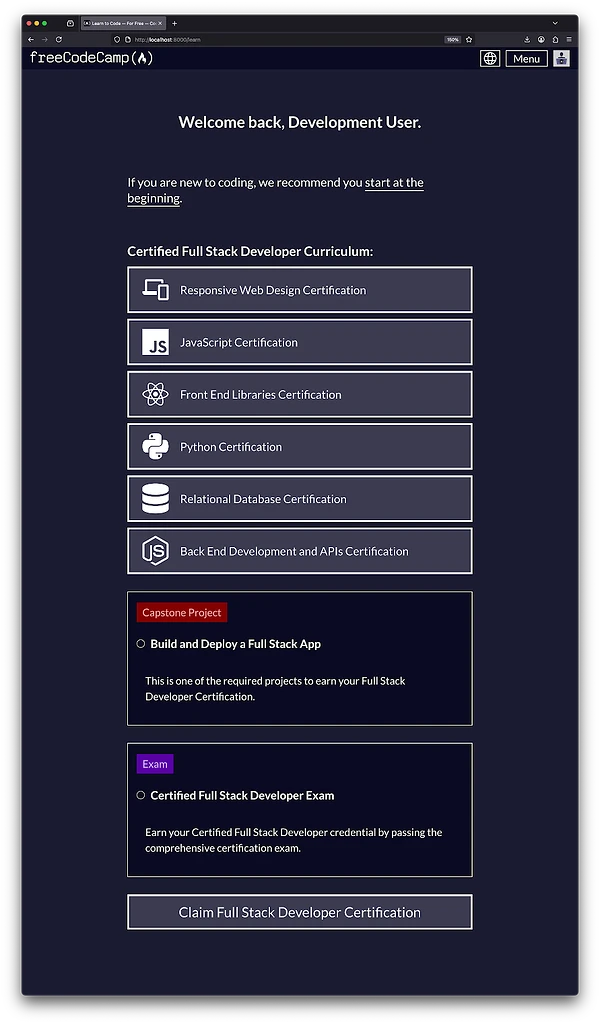 Major Curriculum Update: Introducing New freeCodeCamp Certifications ...