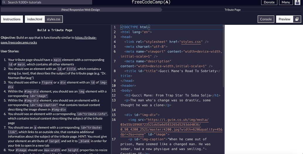 My site preview stopped working - freeCodeCamp Support - The ...