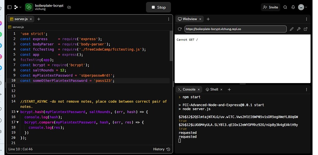 Information Security with HelmetJS - Hash and Compare Passwords ... Information Security with HelmetJS - Hash and Compare Passwords ...
