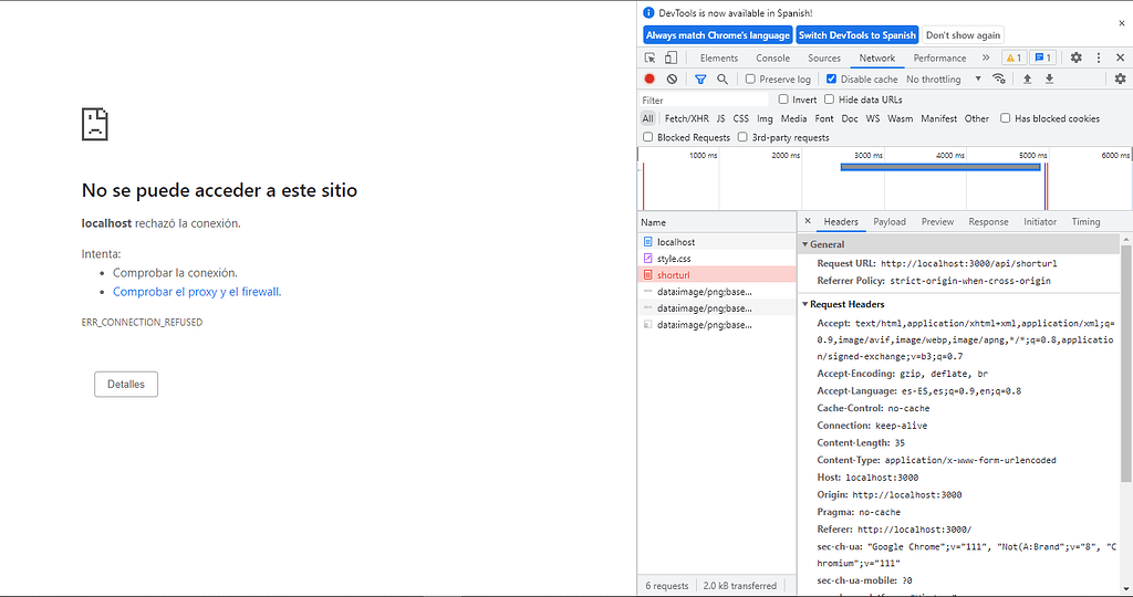 URL Shortener Microservice - PROBLEM - strict-origin-when-cross-origin - JavaScript - The ...
