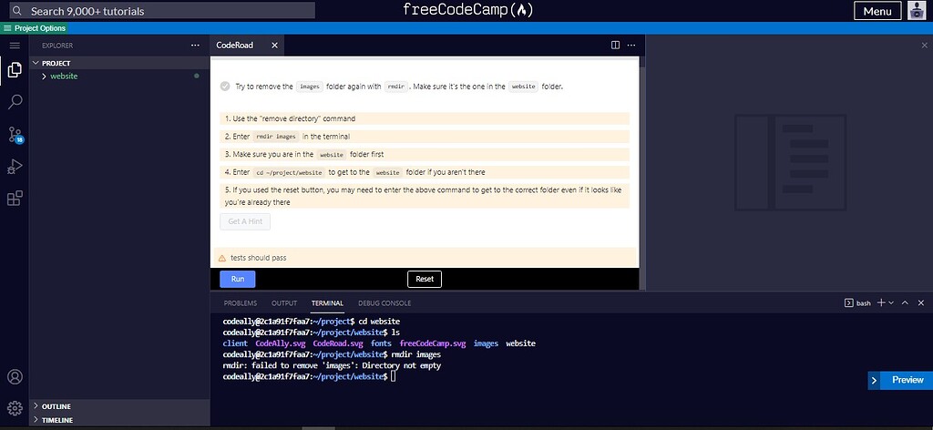 Learn Bash by Building a Boilerplate - build-a-boilerplate - rmdir ...