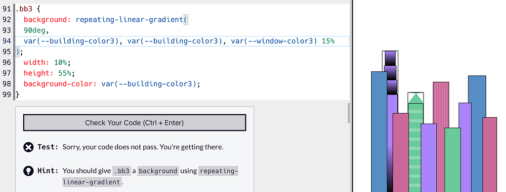 Learn Css Variables By Building A City Skyline Step 60 Html Css 5832