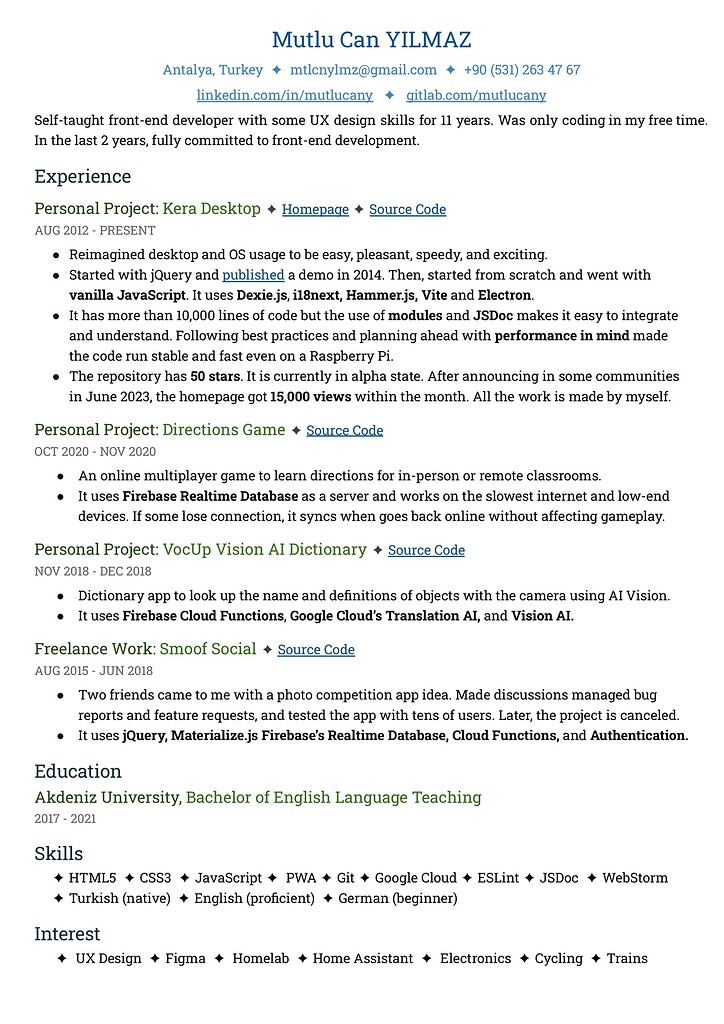 11 years of experience as a hobby, I want to move forward (Advice and ...