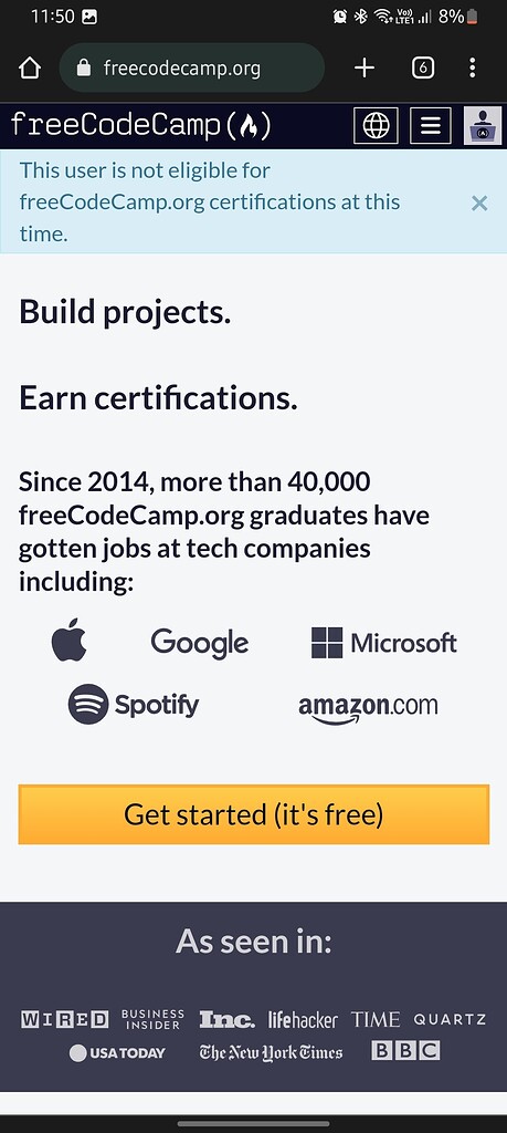 Can T Access My Certificates Freecodecamp Support The Freecodecamp Forum