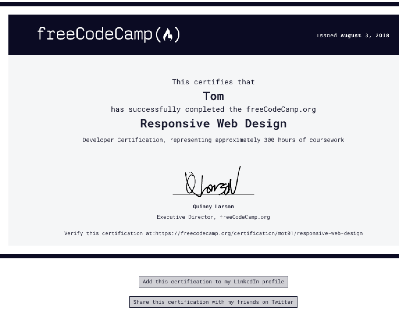 How To Find Credential ID FreeCodeCamp Support The FreeCodeCamp Forum
