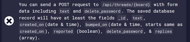 Anonymous Message Board Cannot Post New Board Javascript The Freecodecamp Forum