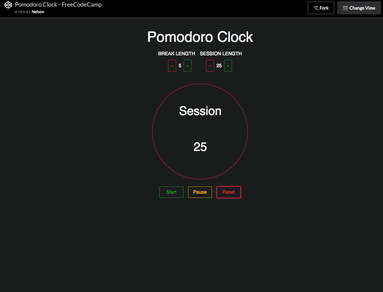 Pomodoro Clock -Feedback Welcome- - Code Feedback - The freeCodeCamp Forum