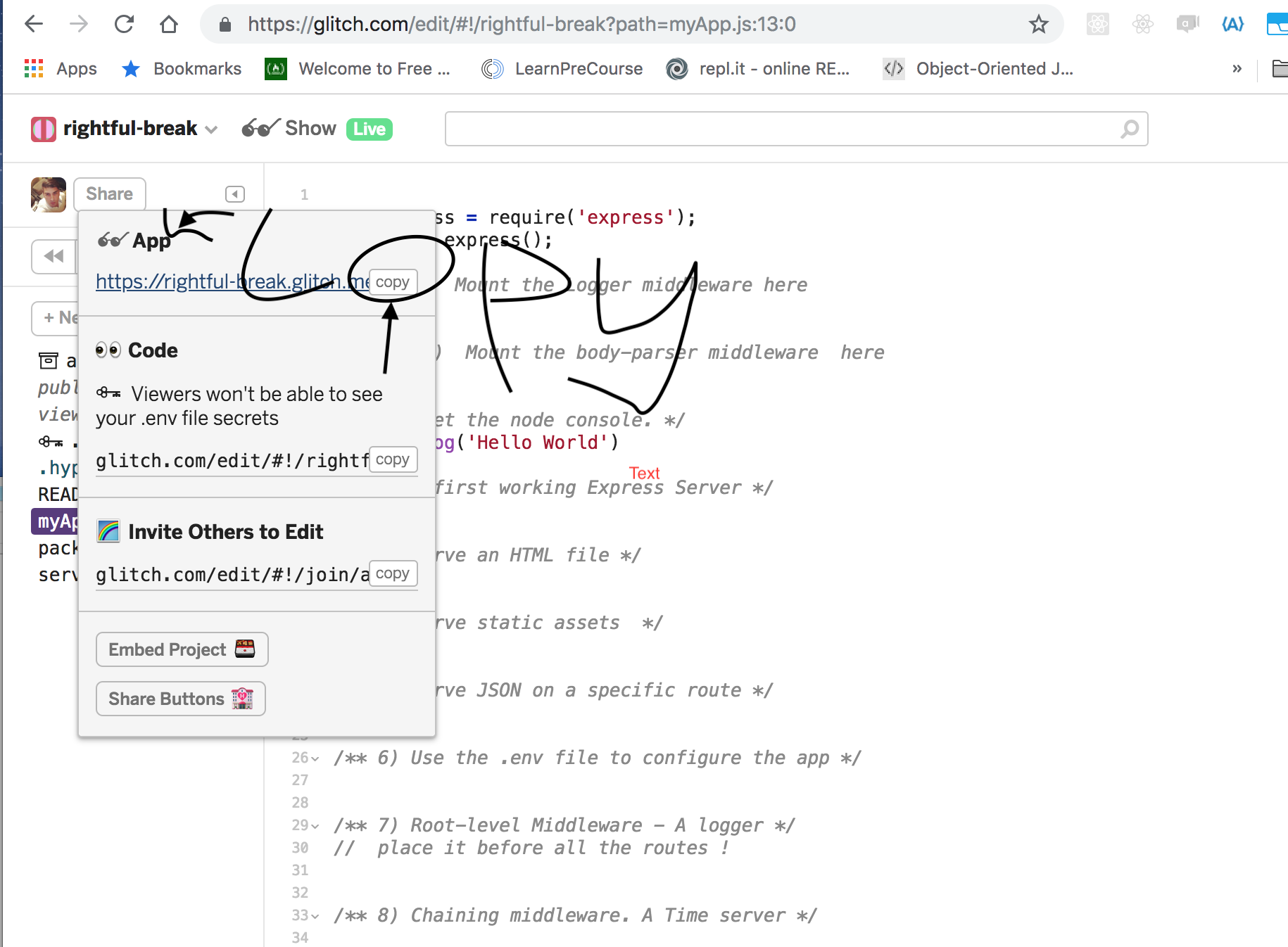 Basic Node And Express Meet The Node Console Javascript The Freecodecamp Forum