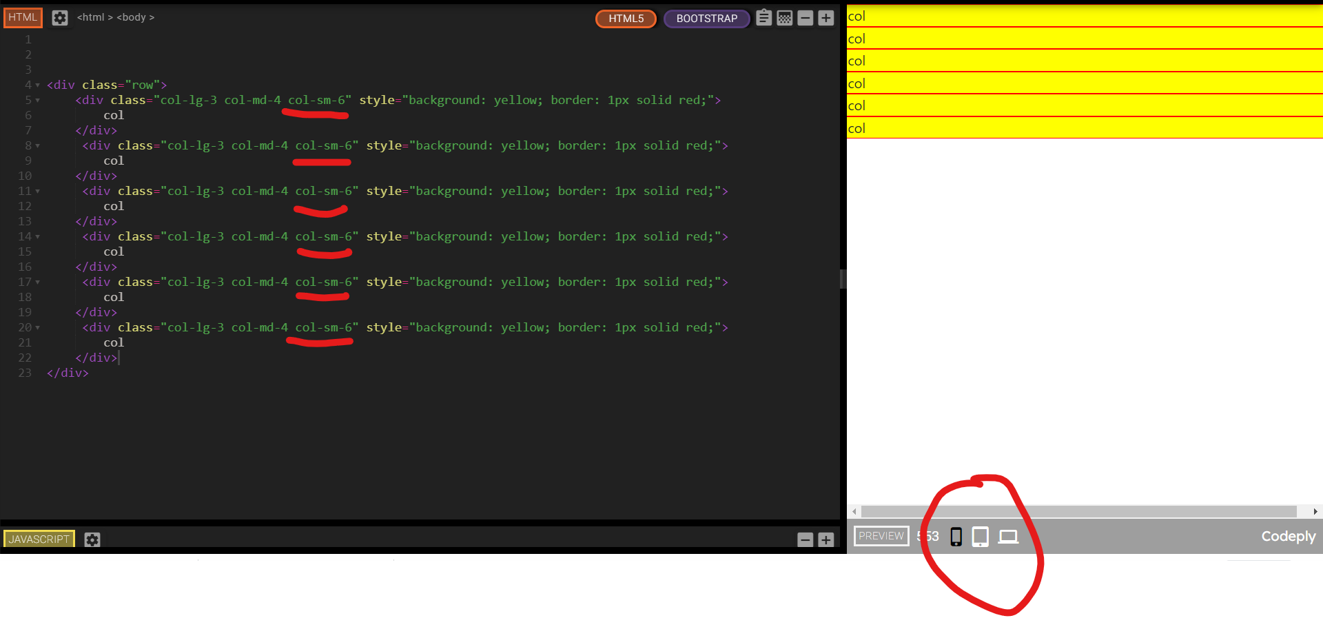 Anticuado Lo Siento Jabeth Wilson Bootstrap Col Sm Not Working