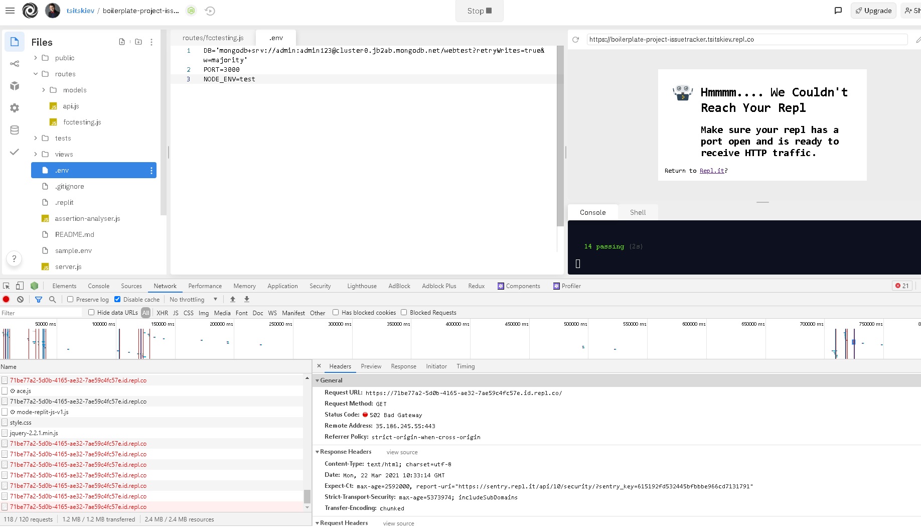 Issue Tracker Projects Functional Tests Not Passing Contributors The Freecodecamp Forum