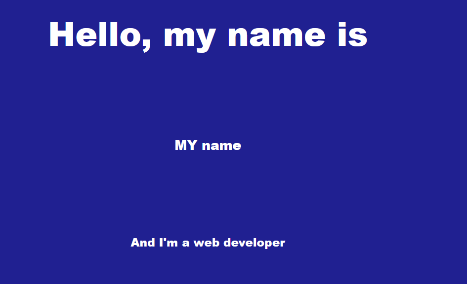 How Do I Move My Text In CSS HTML CSS The FreeCodeCamp Forum