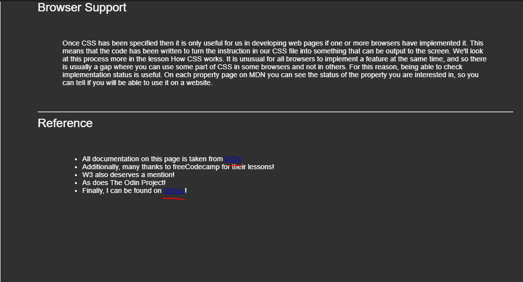 Technical Documentation Page (in dark mode hurrah!) - Code Feedback - The freeCodeCamp Forum