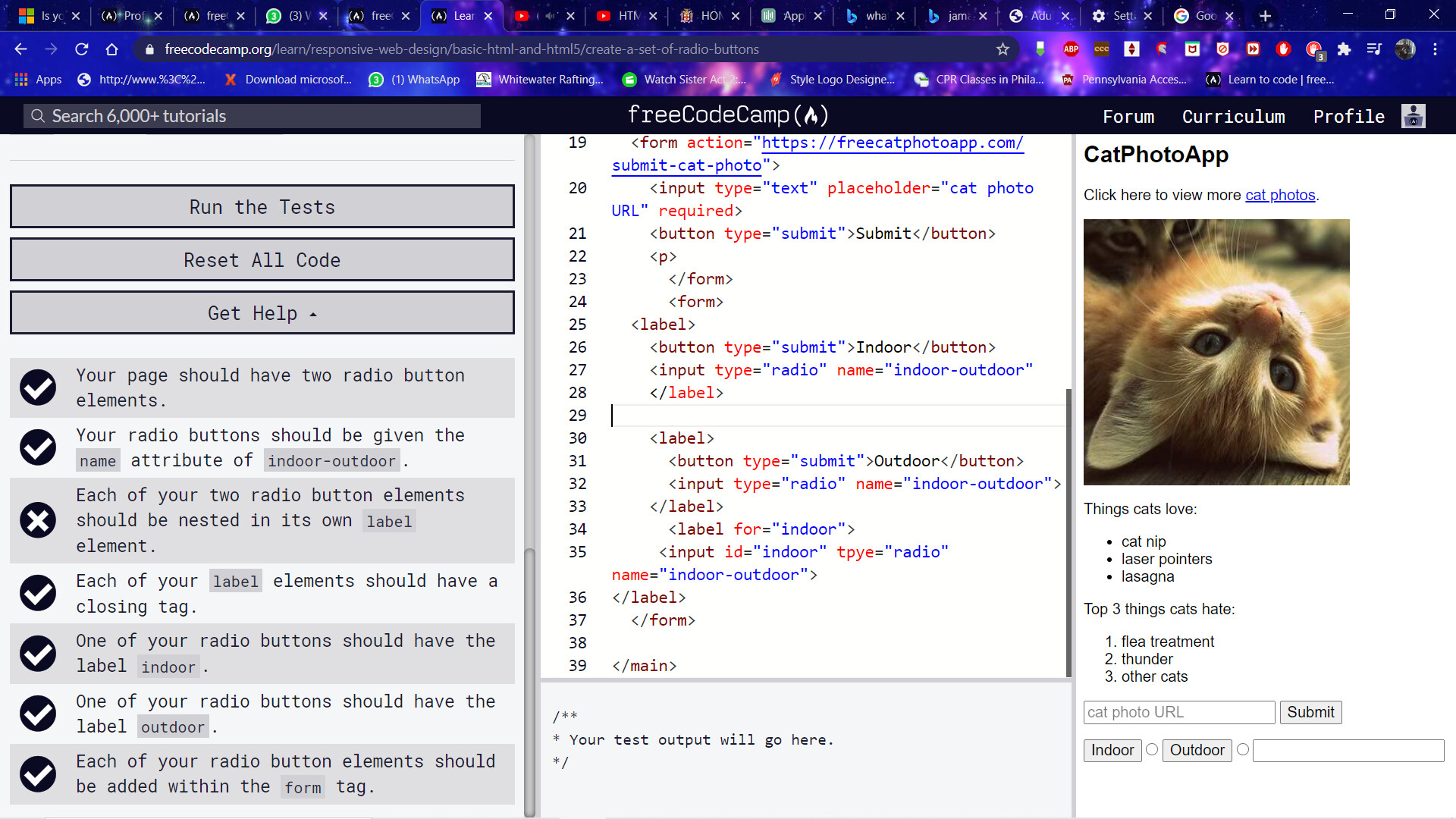 I Cant Seem To Nest My Button In There Own Label I Am Not Sure Why Html Css The Freecodecamp