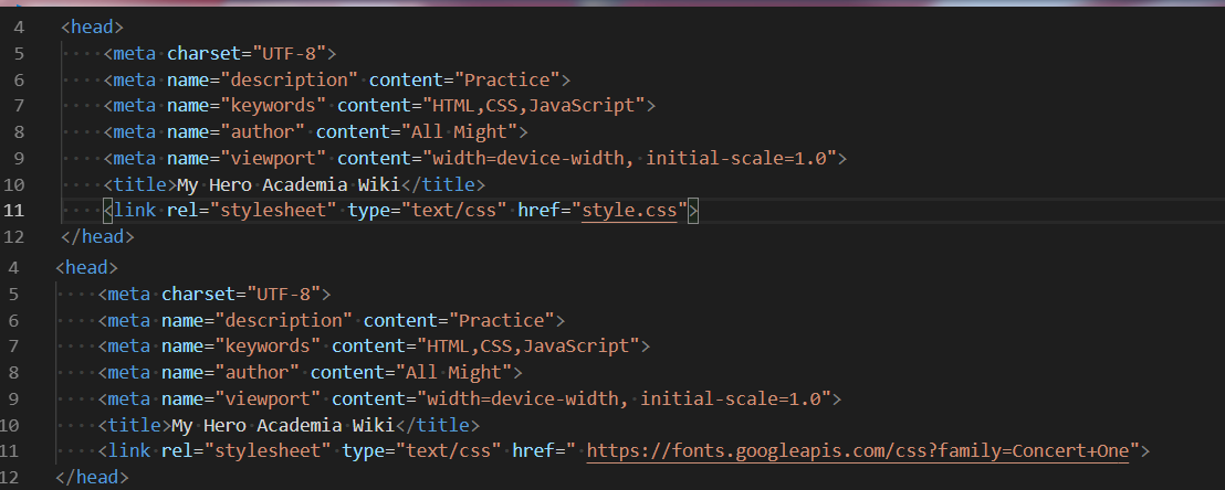 How Do I Link The Css File AND A Google Font HTML CSS The 