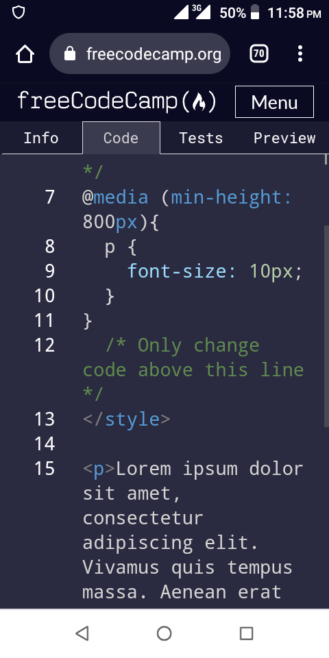 How Can I Create A Media Query HTML CSS The FreeCodeCamp Forum