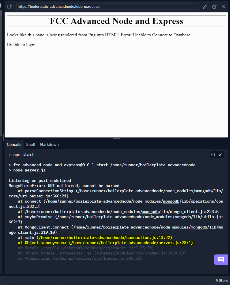 Implement The Serialization Of A Passport User Javascript The Freecodecamp Forum 5435