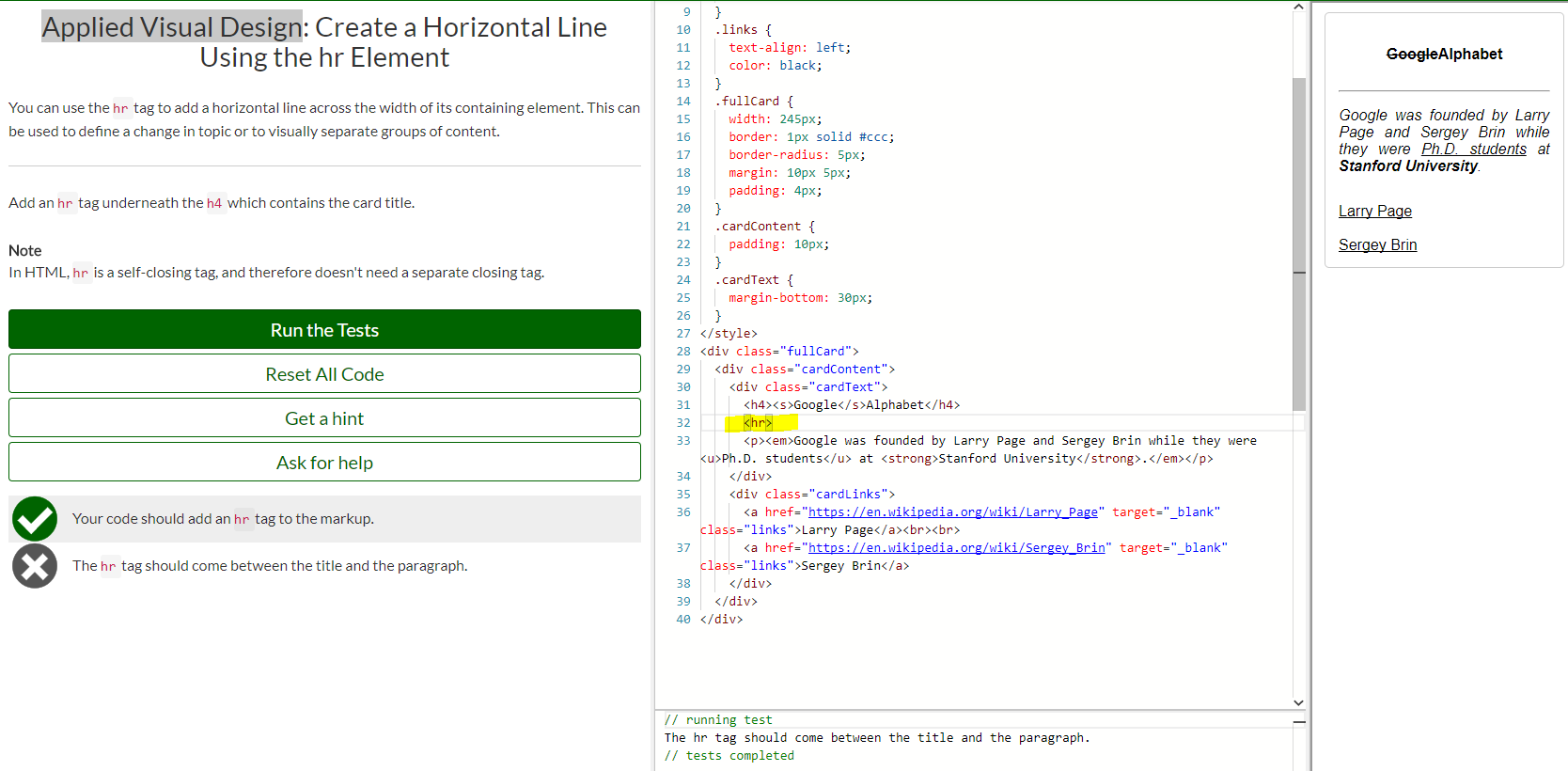 I M Stuck In Applied Visual Design Course Html Css The