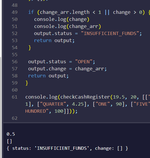 What is Wrong With My Code? Cash Register Project - JavaScript - The ...