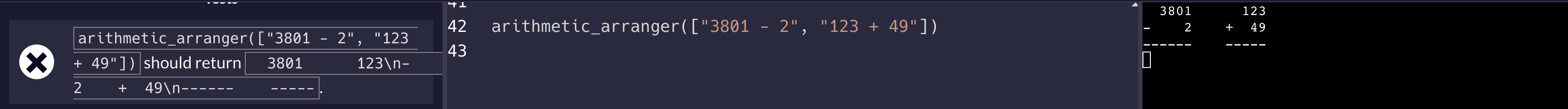 Build An Arithmetic Formatter Project Build An Arithmetic Formatter Project Python The