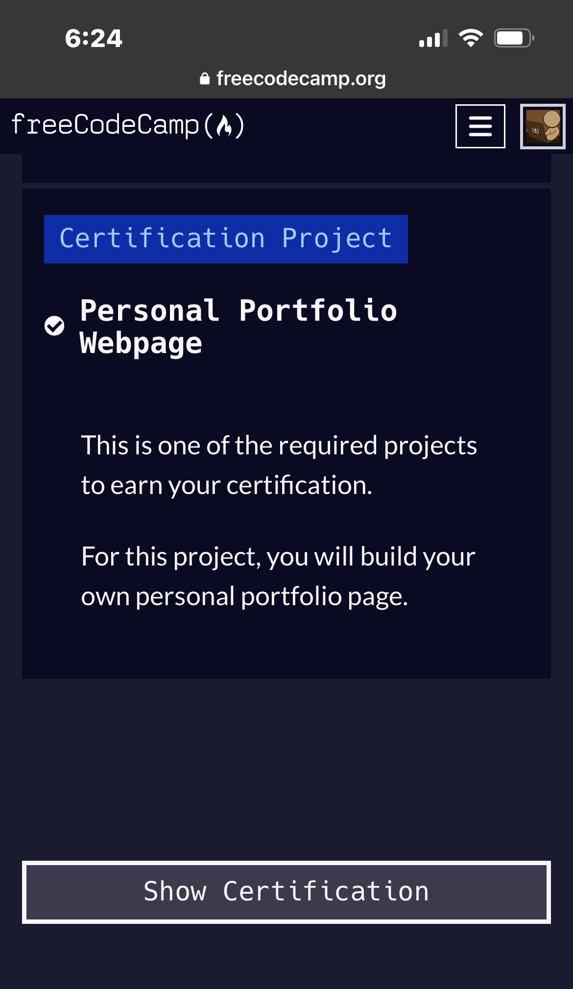 Question On Course Completion Español The Freecodecamp Forum