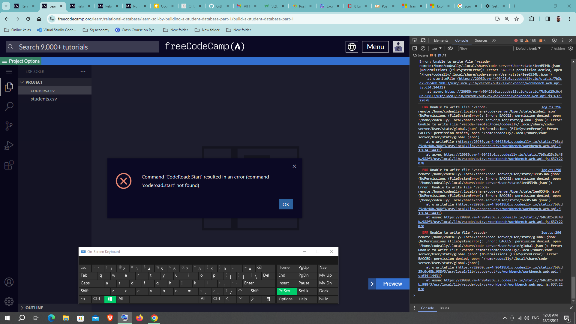 Learn SQL by Building a Student Database: Part 1 - Build a Student Database: Part 1 - Backend ...