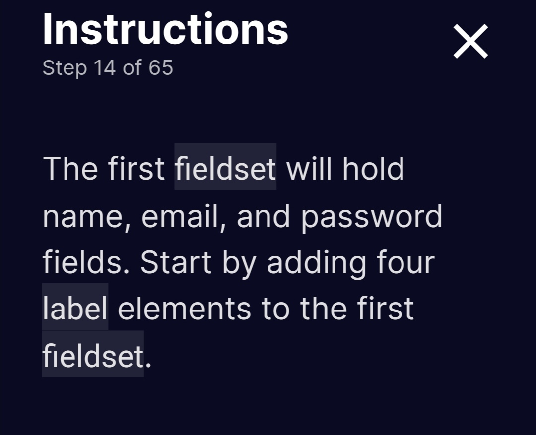 Learn Html Forms By Building A Registration Form Step 14 Html Css The Freecodecamp Forum