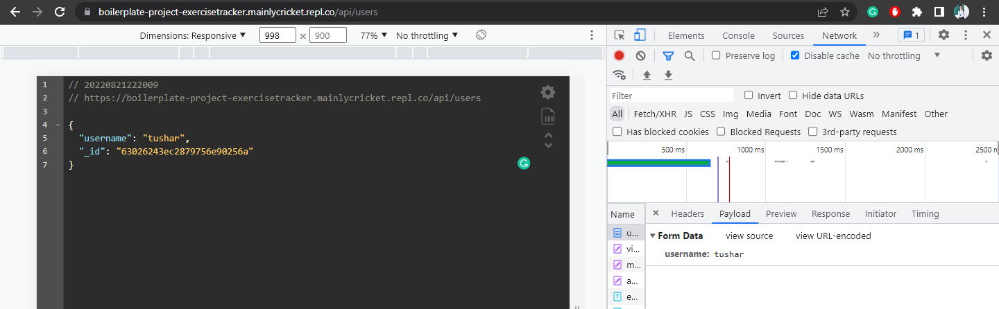 Back End Development And Apis Projects Exercise Tracker Javascript