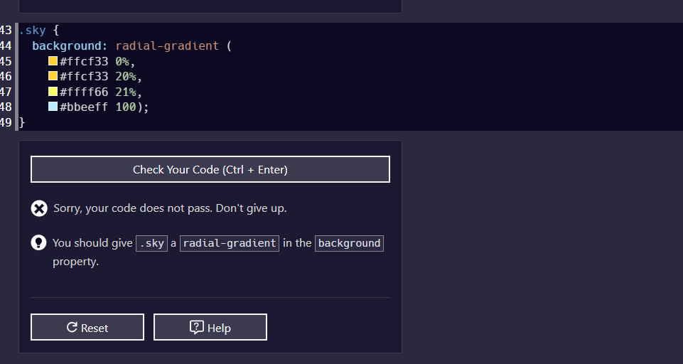 Learn Css Variables By Building A City Skyline Step 112 Html Css The Freecodecamp Forum