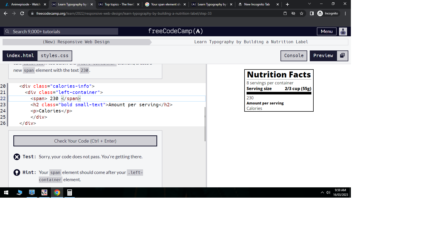 Learn Typography Html Css The Freecodecamp Forum