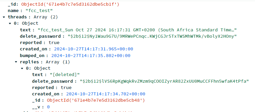 Information Security Projects Anonymous Message Board Javascript The Freecodecamp Forum