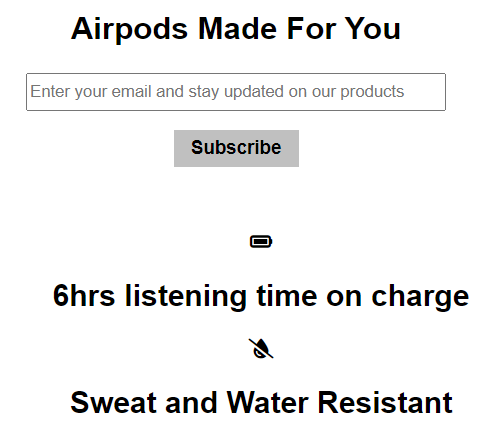 Product Landing Page Build A Product Landing Page Html Css The Freecodecamp Forum 