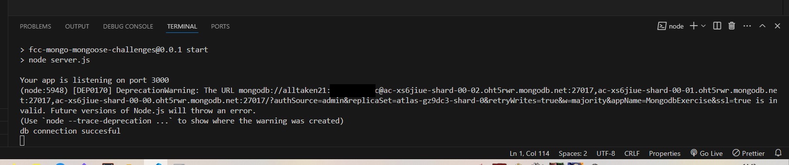 Mongodb And Mongoose Install And Set Up Mongoose Javascript The Freecodecamp Forum 1583
