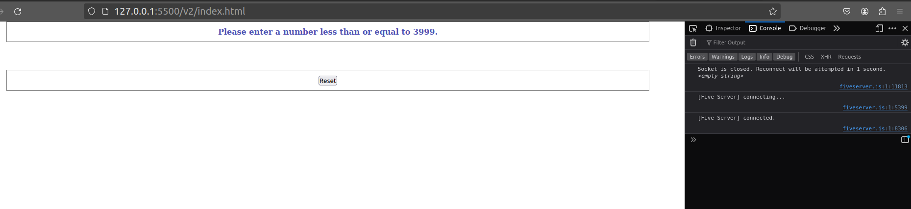 Build A Roman Numeral Converter Project Beta Javascript Javascript The Freecodecamp Forum