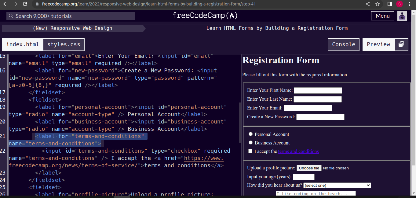 Redundant Name Attribute In Responsive web design learn html forms by