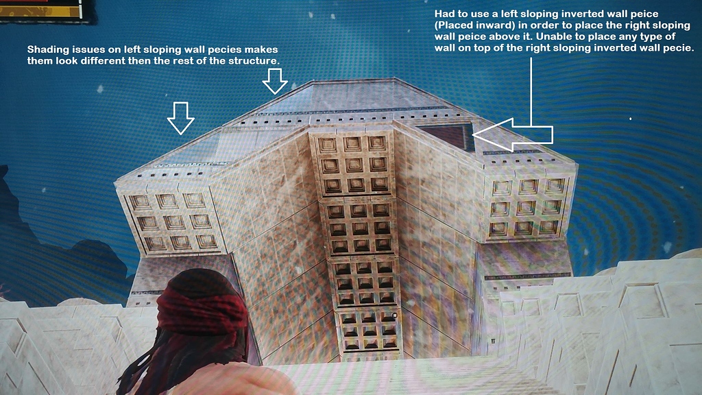 Right sloping inverted wall issues - Xbox Discussion - Funcom Forums
