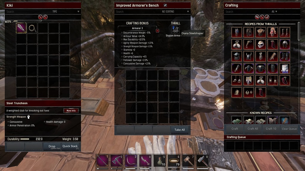 BETA - After server reset bench is defaulting to lower tier worker despite having placed a T4 ...