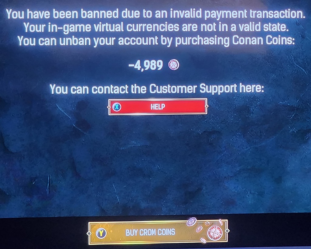 22,500 Crom Coins Removed from my account! - Xbox Bug Reports - Funcom Forums