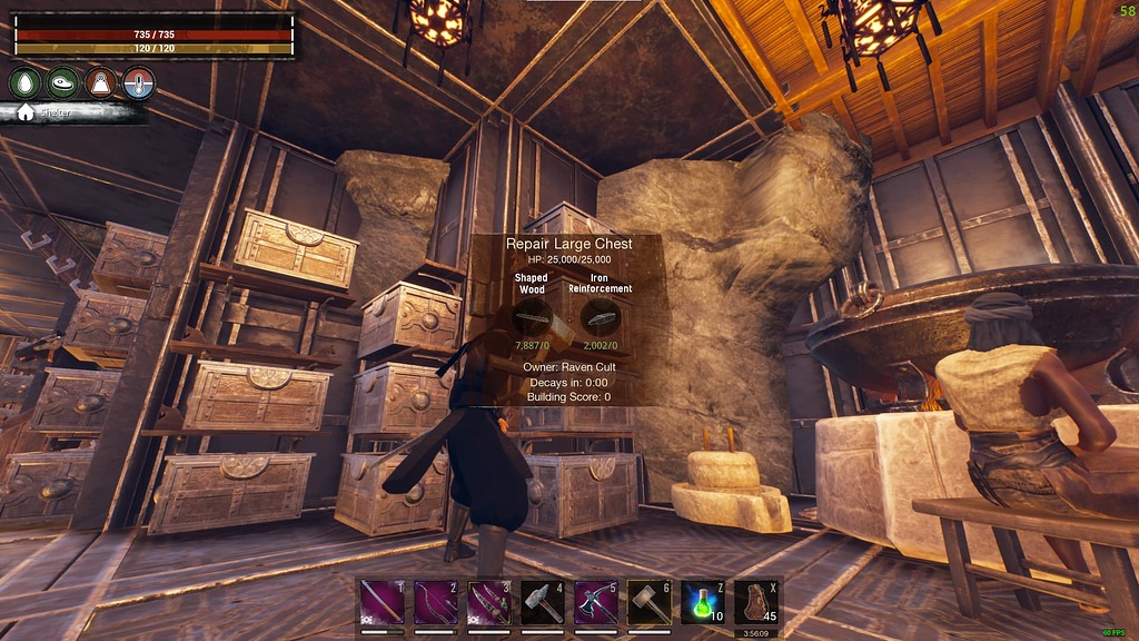 Chests are disappearing from shelves. Decay timer does not update for chests on shelves - PC ...