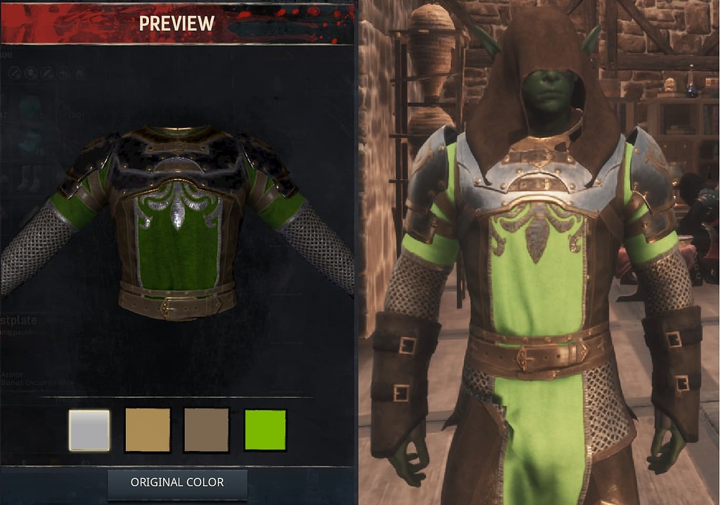 Full Green Dye very different - General Discussion - Funcom Forums