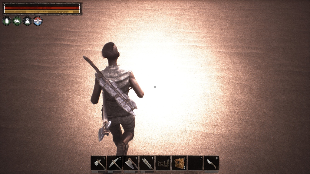 Extremely bright, white corona in the middle of the camera during ...