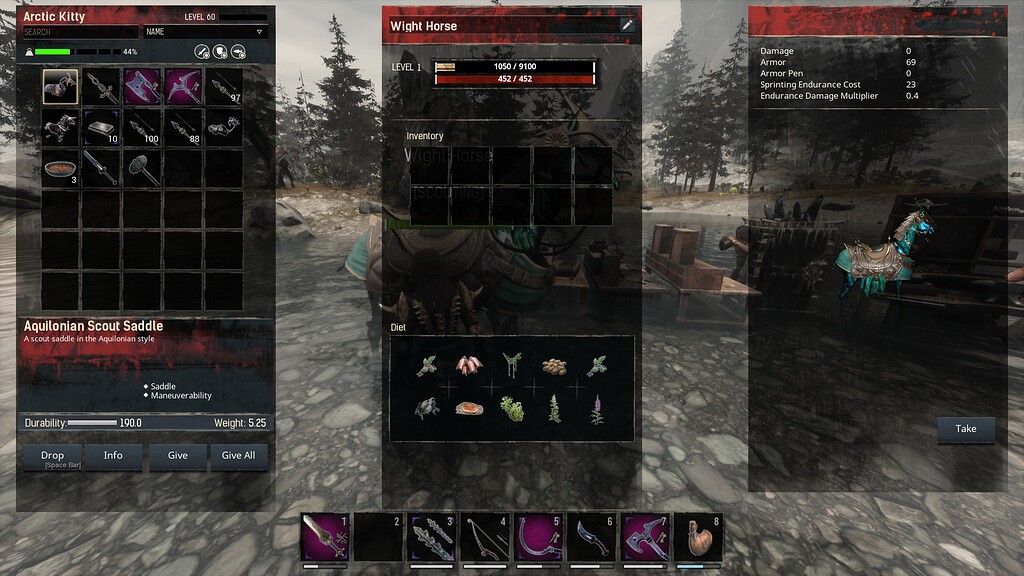 Battlepass lvl 60 wight horse - no saddle slot. unable to remove saddle - PC Bug Reports ...