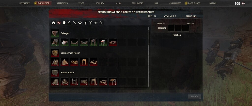 Knowledge Cannot be Unlocked, Cannot Progress - PC Bug Reports - Funcom Forums