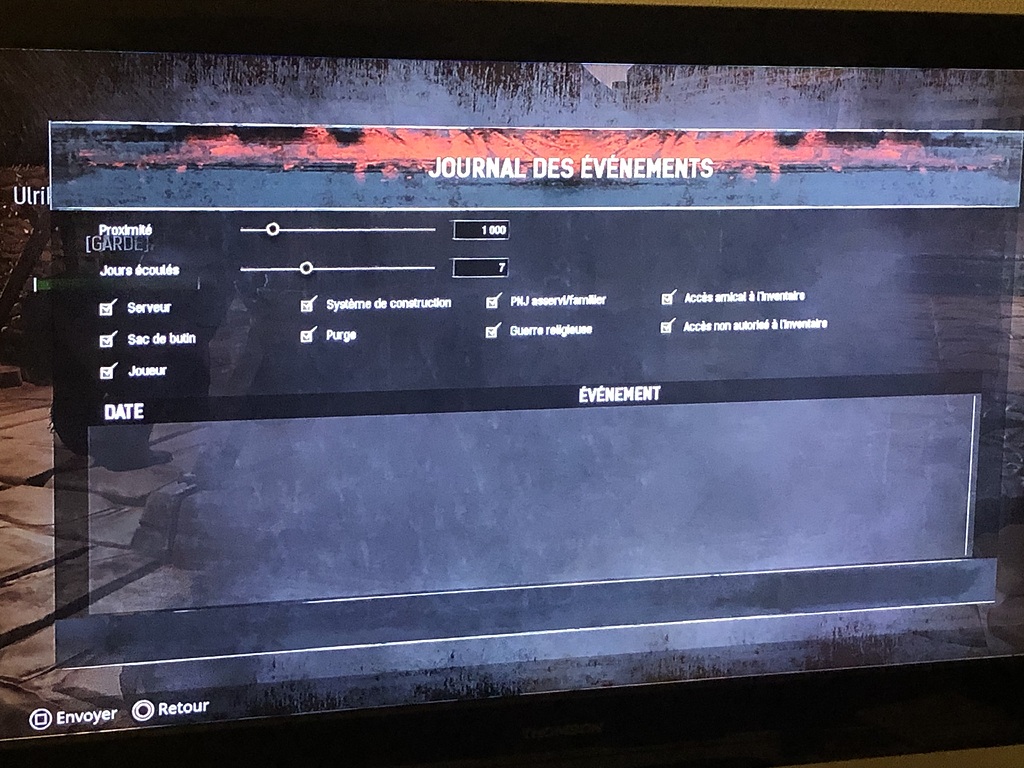 Bug ps4 suivant manquant de armure manquante et périple réinitialisé et savoir utilisé non ...