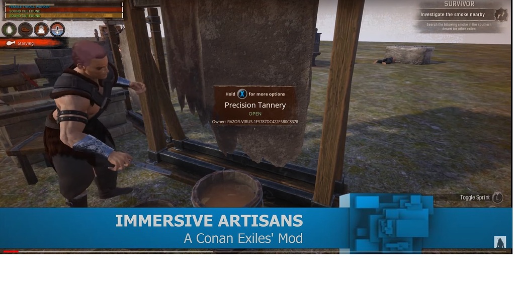 MODDED Animations for Thrall Workers - Creative Corner - Funcom Forums